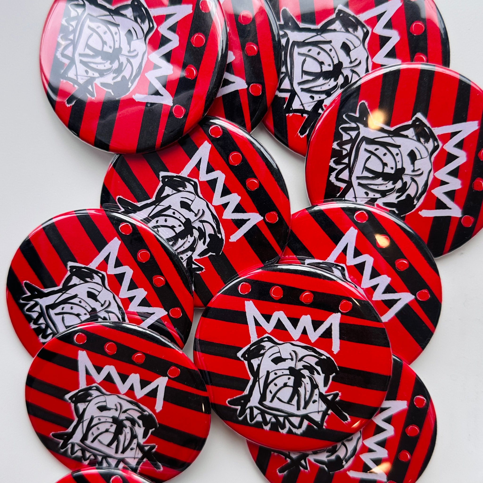 Red x Black Gameday Button